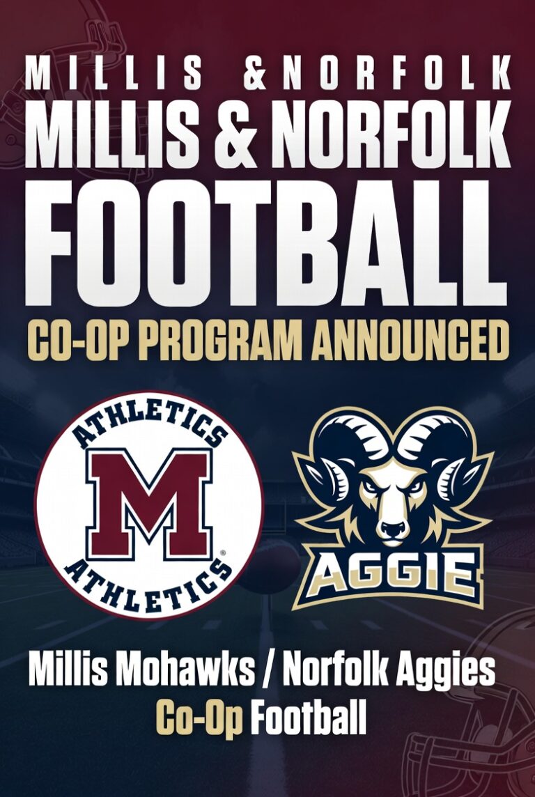 Millis High School and Norfolk Aggie Announce Two-Year Football Co-Op ...